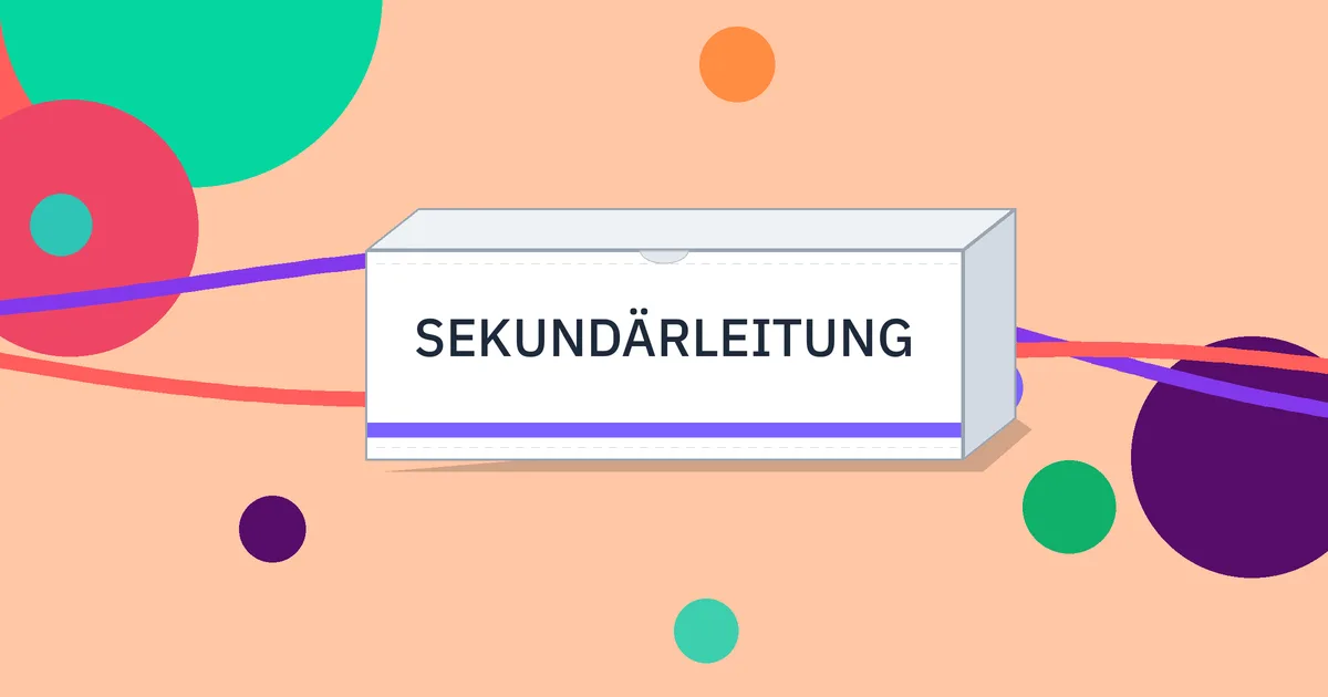 Symbolbild: Packung mit der Aufschrift SEKUNDÄRLEITUNG (PZN 13159185) – Verfügbarkeit und Bezug in Apotheken in Frankfurt am Main