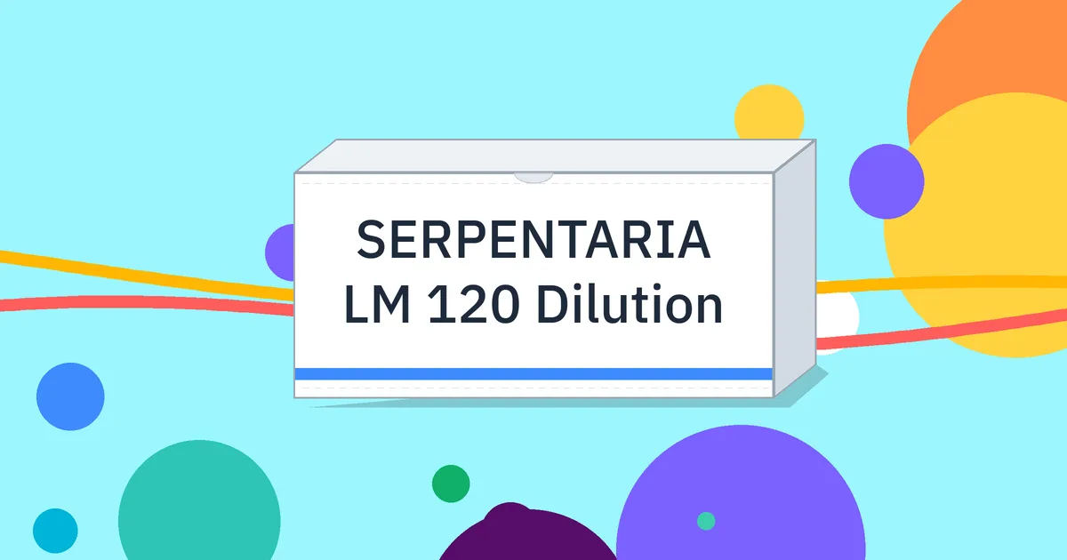 Symbolbild: Packung mit der Aufschrift SERPENTARIA LM 120 Dilution (PZN 13676868) – Verfügbarkeit und Bezug in Apotheken in Frankfurt am Main