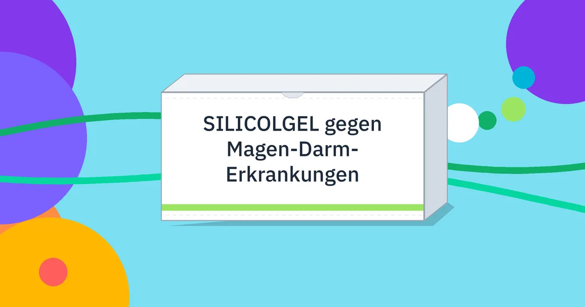 Symbolbild: Packung mit der Aufschrift SILICOLGEL gegen Magen-Darm-Erkrankungen (PZN 15418946) – Verfügbarkeit und Bezug in Apotheken in Frankfurt am Main