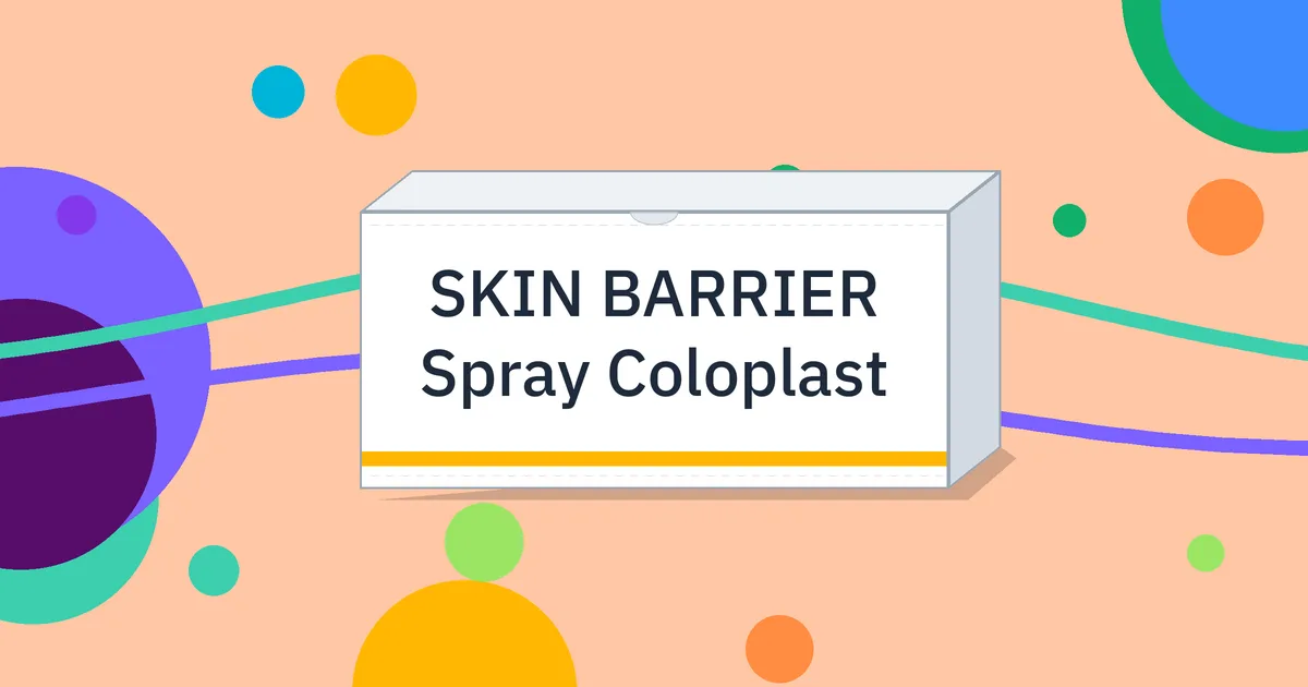 Symbolbild: Packung mit der Aufschrift SKIN BARRIER Spray Coloplast (PZN 09619563) – Verfügbarkeit und Bezug in Apotheken in Frankfurt am Main