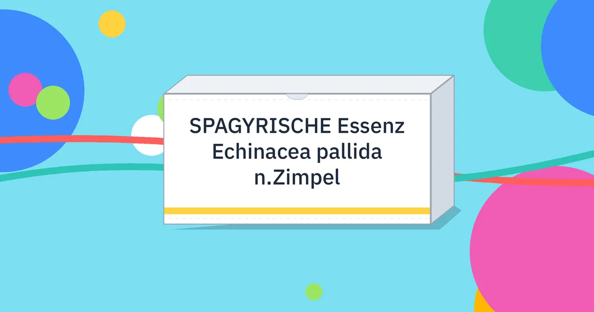 Symbolbild: Packung mit der Aufschrift SPAGYRISCHE Essenz Echinacea pallida n.Zimpel (PZN 04736382) – Verfügbarkeit und Bezug in Apotheken in Frankfurt am Main