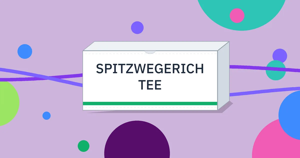 Symbolbild: Packung mit der Aufschrift SPITZWEGERICH TEE (PZN 00430640) – Verfügbarkeit und Bezug in Apotheken in Frankfurt am Main