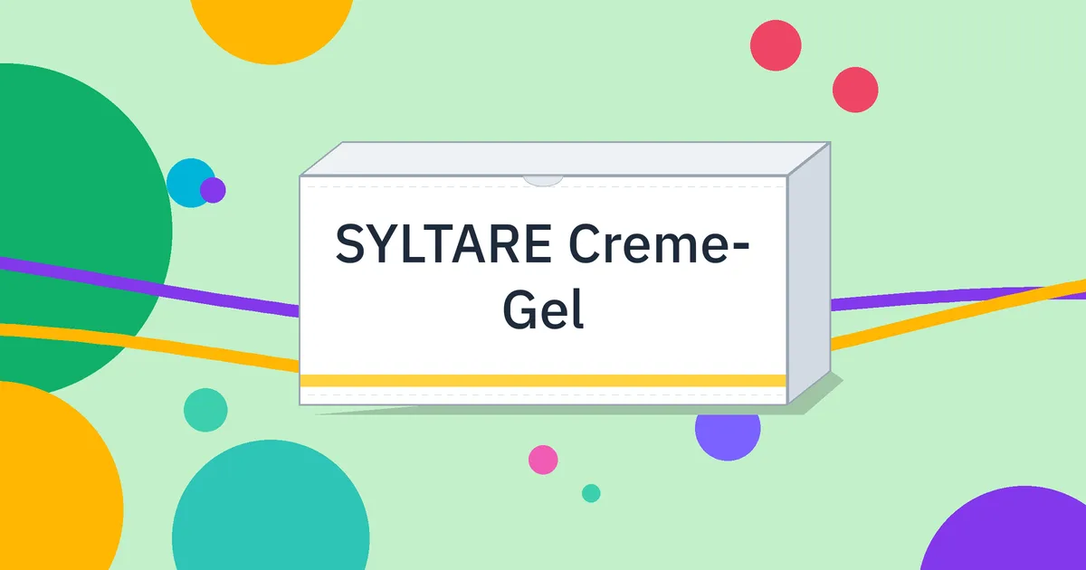 Symbolbild: Packung mit der Aufschrift SYLTARE Creme-Gel (PZN 13346473) – Verfügbarkeit und Bezug in Apotheken in Frankfurt am Main