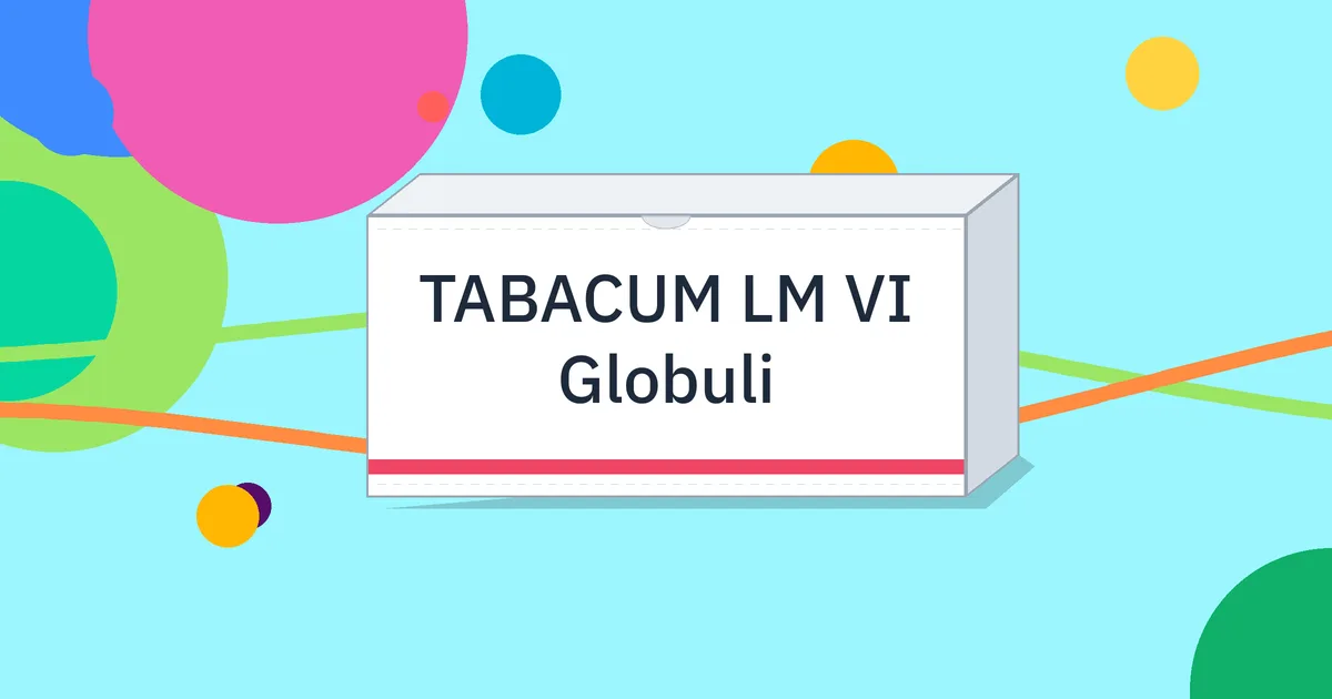 Symbolbild: Packung mit der Aufschrift TABACUM LM VI Globuli (PZN 04509692) – Verfügbarkeit und Bezug in Apotheken in Frankfurt am Main