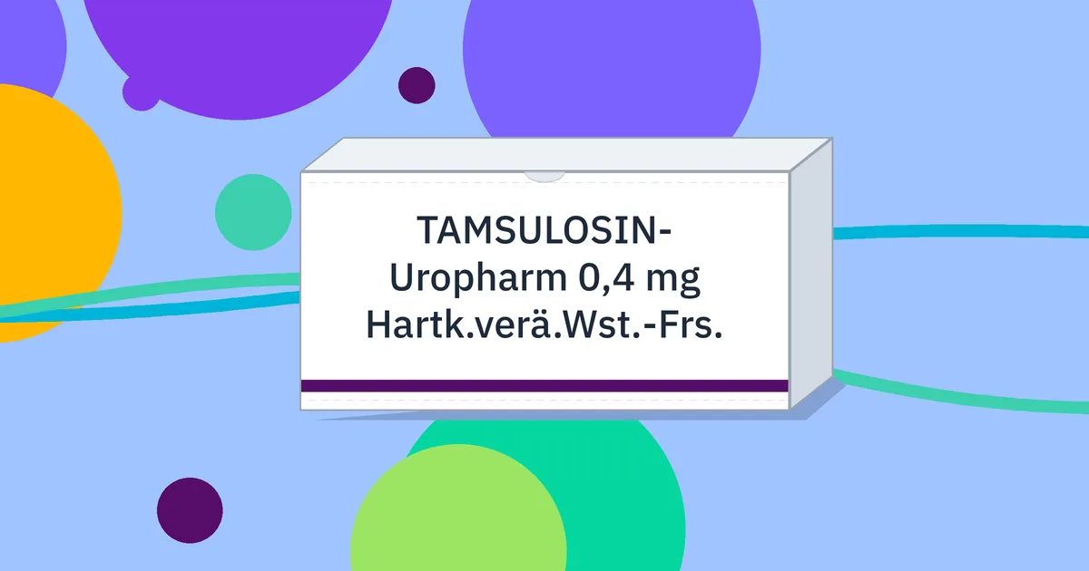 Symbolbild: Packung mit der Aufschrift TAMSULOSIN-Uropharm 0,4 mg Hartk.verä.Wst.-Frs. (PZN 01086972) – Verfügbarkeit und Bezug in Apotheken in Frankfurt am Main