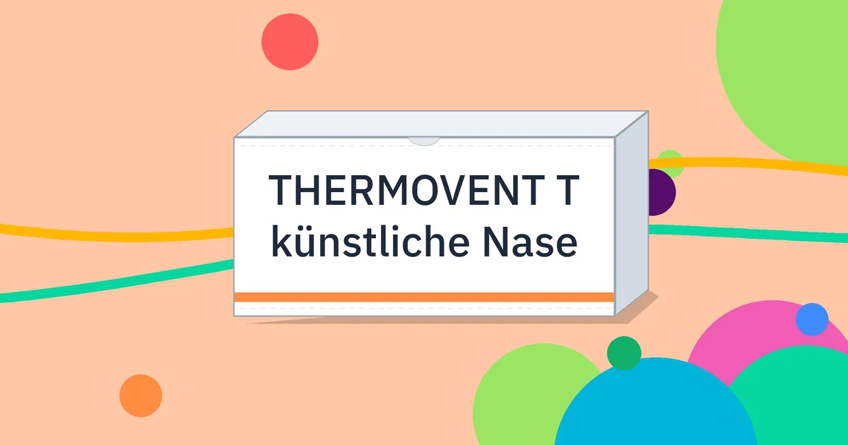 Symbolbild: Packung mit der Aufschrift THERMOVENT T künstliche Nase (PZN 04917445) – Verfügbarkeit und Bezug in Apotheken in Frankfurt am Main