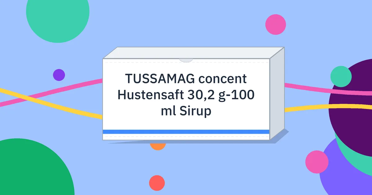 Symbolbild: Packung mit der Aufschrift TUSSAMAG concent Hustensaft 30,2 g-100 ml Sirup (PZN 18106667) – Verfügbarkeit und Bezug in Apotheken in Frankfurt am Main