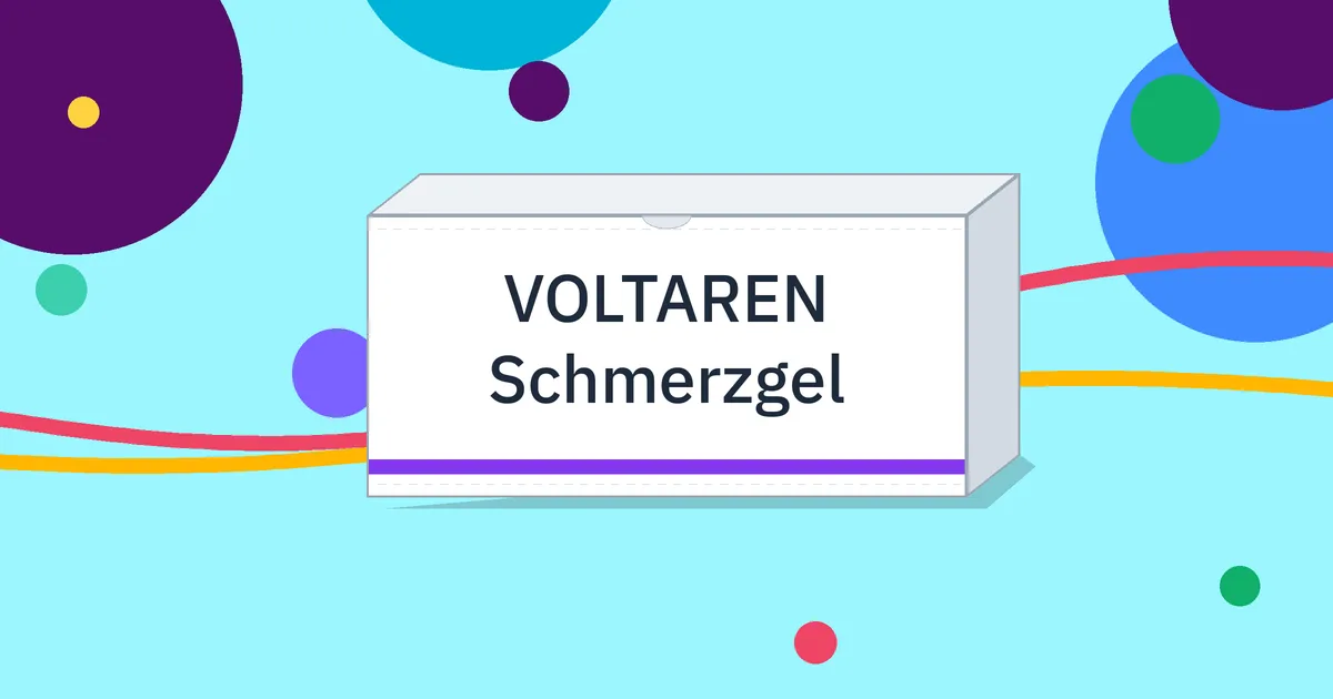 Symbolbild: Packung mit der Aufschrift VOLTAREN Schmerzgel (PZN 00458503) – Verfügbarkeit und Bezug in Apotheken in Frankfurt am Main