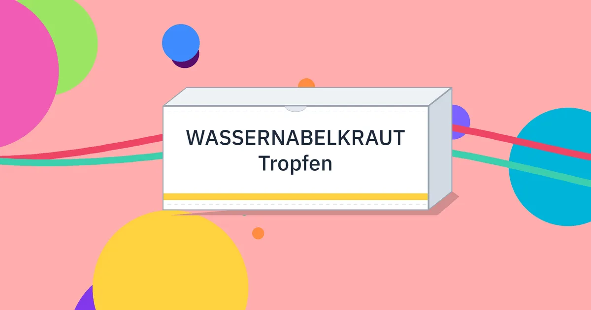 Symbolbild: Packung mit der Aufschrift WASSERNABELKRAUT Tropfen (PZN 19142205) – Verfügbarkeit und Bezug in Apotheken in Frankfurt am Main