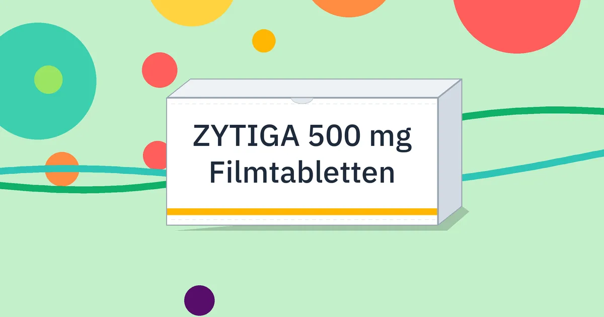 Symbolbild: Packung mit der Aufschrift ZYTIGA 500 mg Filmtabletten (PZN 14304436) – Verfügbarkeit und Bezug in Apotheken in Frankfurt am Main