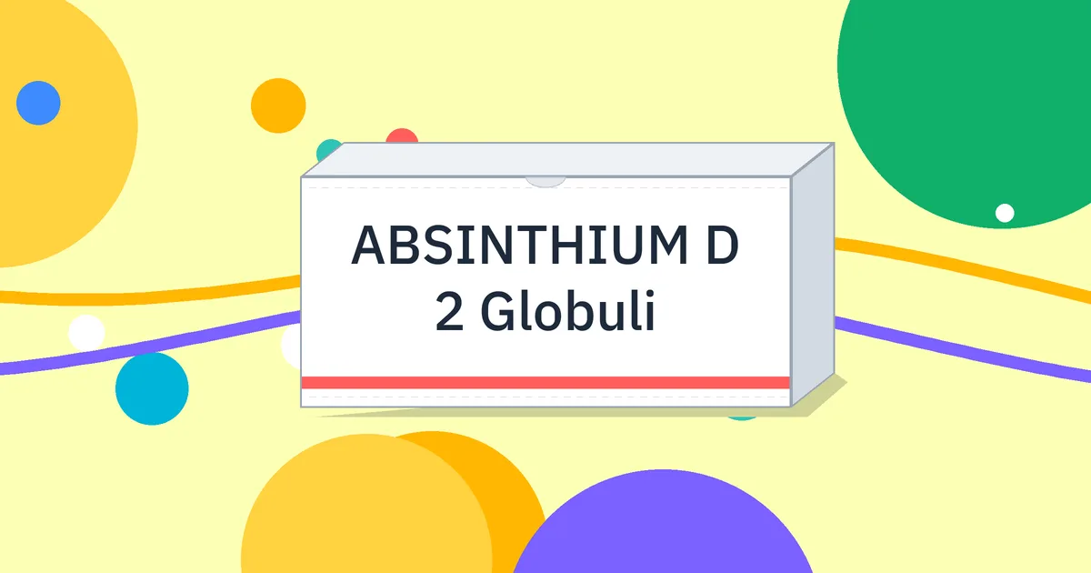Symbolbild: Packung mit der Aufschrift ABSINTHIUM D 2 Globuli (PZN 04992027) – Verfügbarkeit und Bezug in Apotheken in Frankfurt am Main