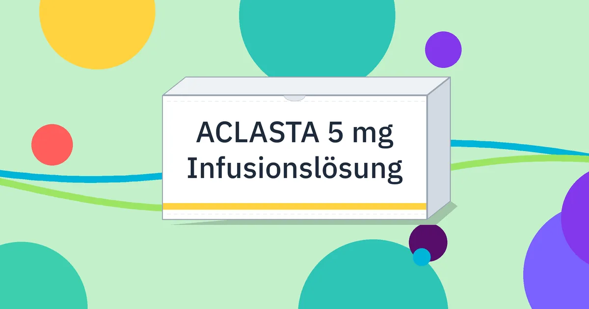 Symbolbild: Packung mit der Aufschrift ACLASTA 5 mg Infusionslösung (PZN 15382148) – Verfügbarkeit und Bezug in Apotheken in Frankfurt am Main