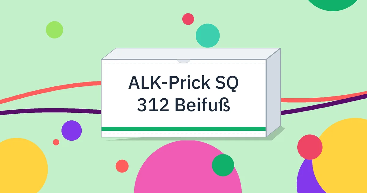 Symbolbild: Packung mit der Aufschrift ALK-Prick SQ 312 Beifuß (PZN 02530162) – Verfügbarkeit und Bezug in Apotheken in Frankfurt am Main