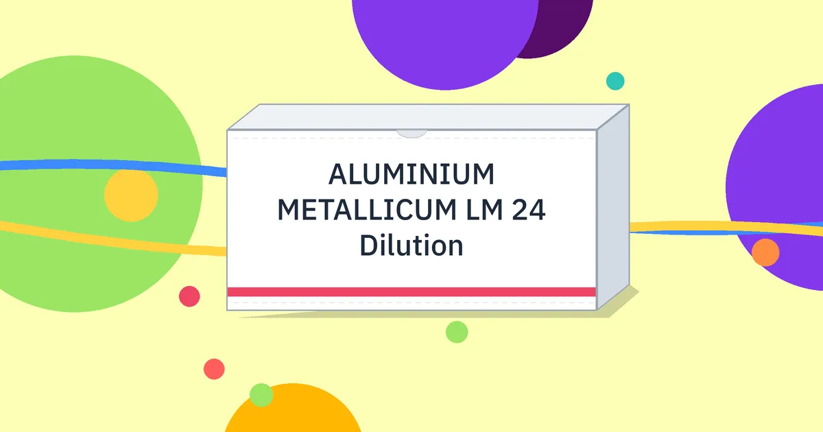 Symbolbild: Packung mit der Aufschrift ALUMINIUM METALLICUM LM 24 Dilution (PZN 12759492) – Verfügbarkeit und Bezug in Apotheken in Frankfurt am Main