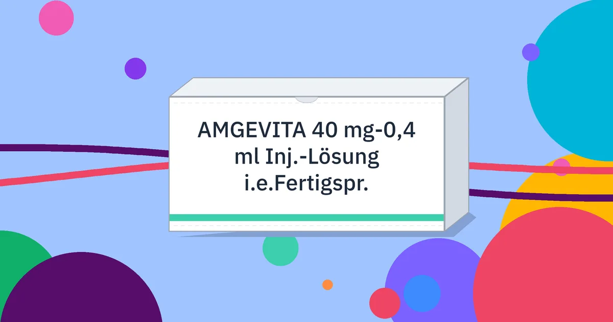 Symbolbild: Packung mit der Aufschrift AMGEVITA 40 mg-0,4 ml Inj.-Lösung i.e.Fertigspr. (PZN 19828173) – Verfügbarkeit und Bezug in Apotheken in Frankfurt am Main