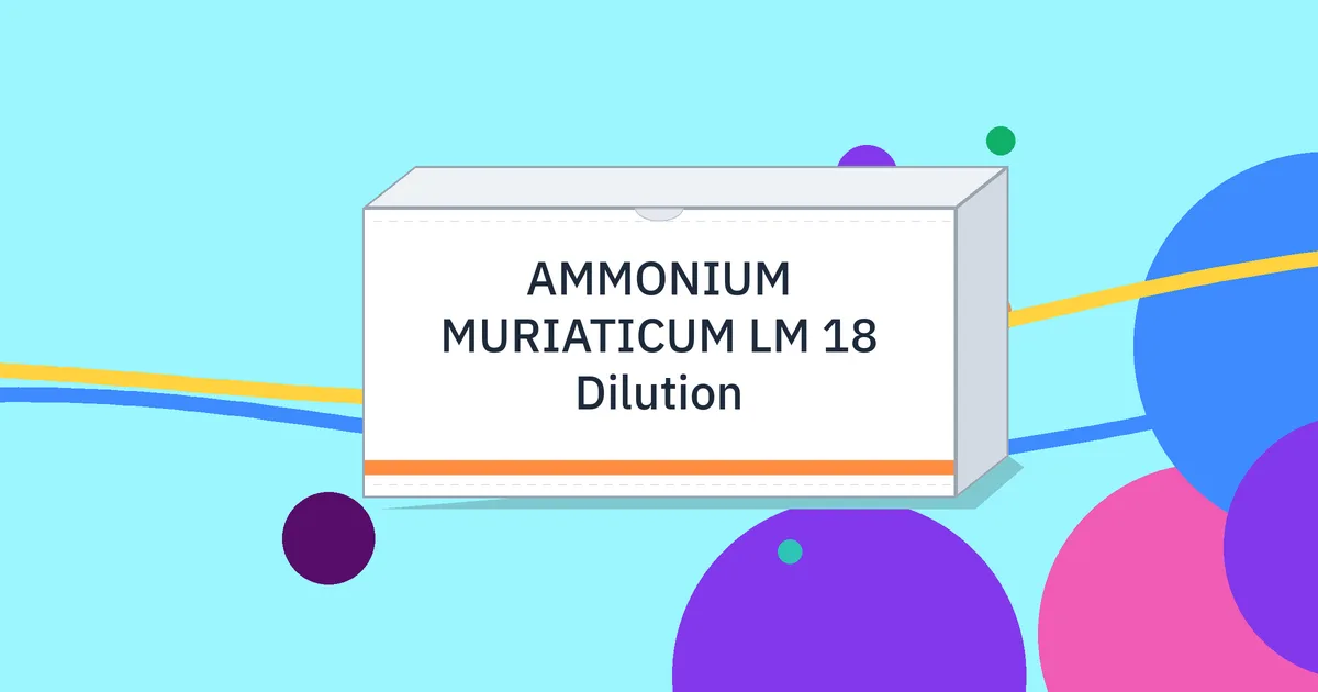 Symbolbild: Packung mit der Aufschrift AMMONIUM MURIATICUM LM 18 Dilution (PZN 07539050) – Verfügbarkeit und Bezug in Apotheken in Frankfurt am Main