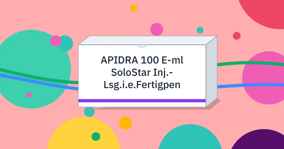 Symbolbild: Packung mit der Aufschrift APIDRA 100 E-ml SoloStar Inj.-Lsg.i.e.Fertigpen (PZN 07778027) – Verfügbarkeit und Bezug in Apotheken in Frankfurt am Main