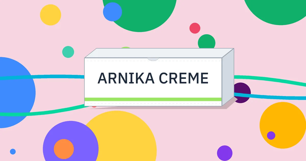 Symbolbild: Packung mit der Aufschrift ARNIKA CREME (PZN 07338268) – Verfügbarkeit und Bezug in Apotheken in Frankfurt am Main