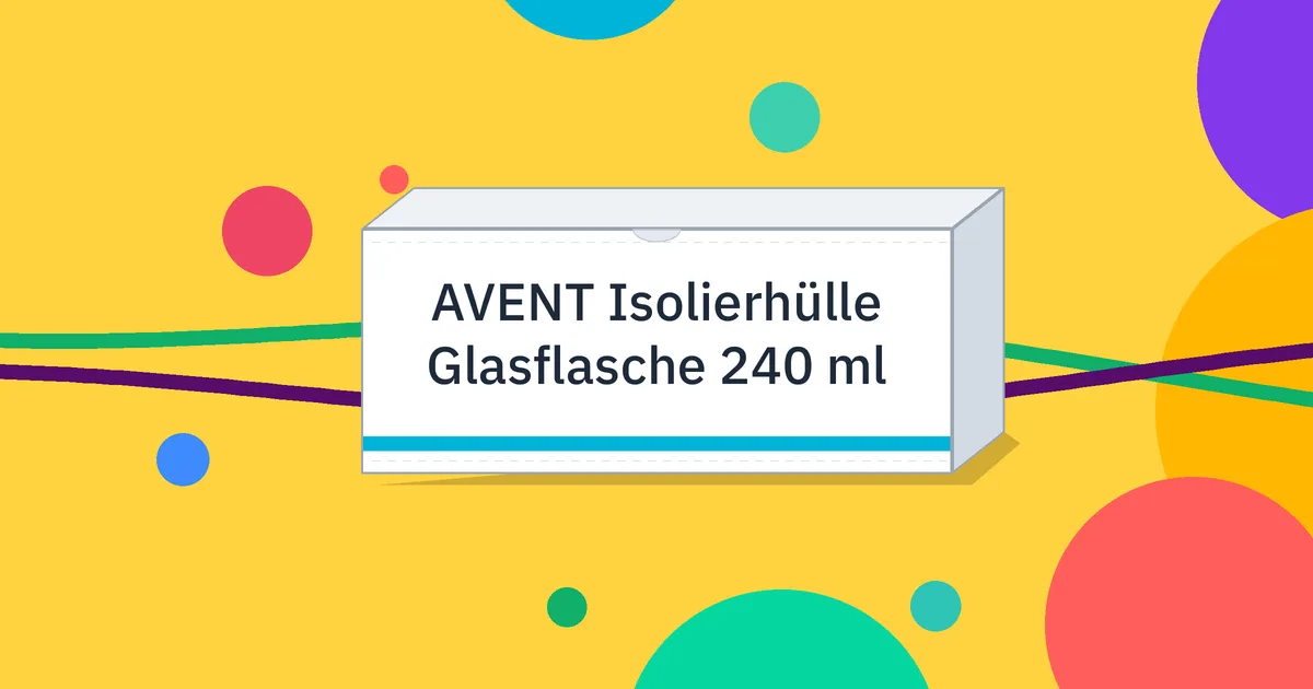 Symbolbild: Packung mit der Aufschrift AVENT Isolierhülle Glasflasche 240 ml (PZN 02399957) – Verfügbarkeit und Bezug in Apotheken in Frankfurt am Main