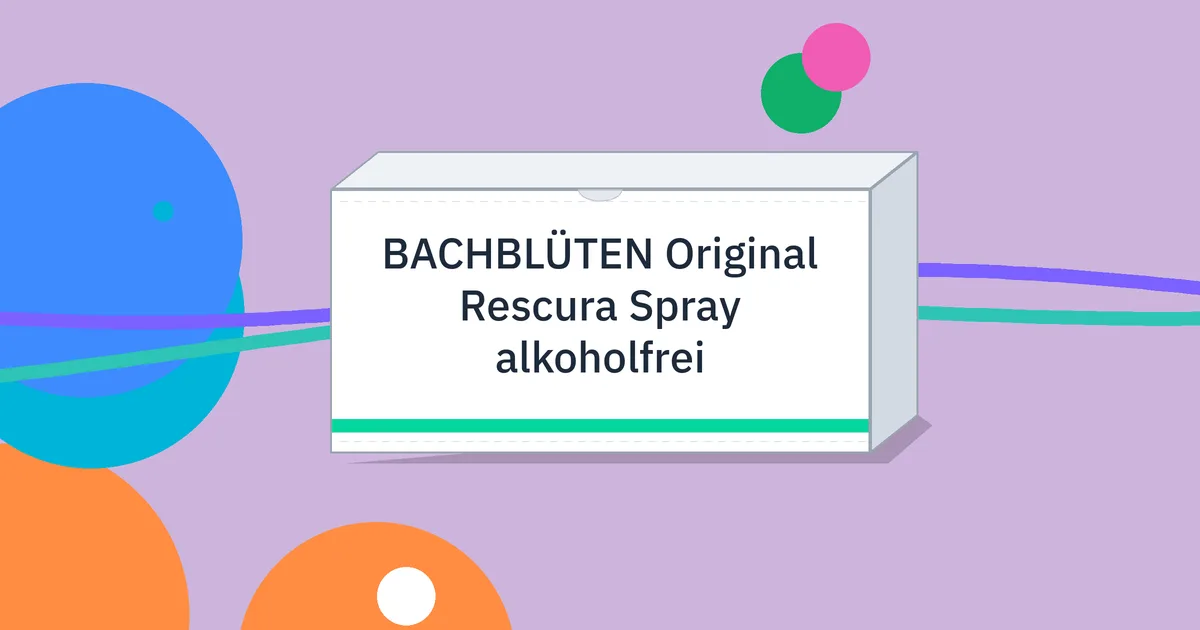 Symbolbild: Packung mit der Aufschrift BACHBLÜTEN Original Rescura Spray alkoholfrei (PZN 16391793) – Verfügbarkeit und Bezug in Apotheken in Frankfurt am Main