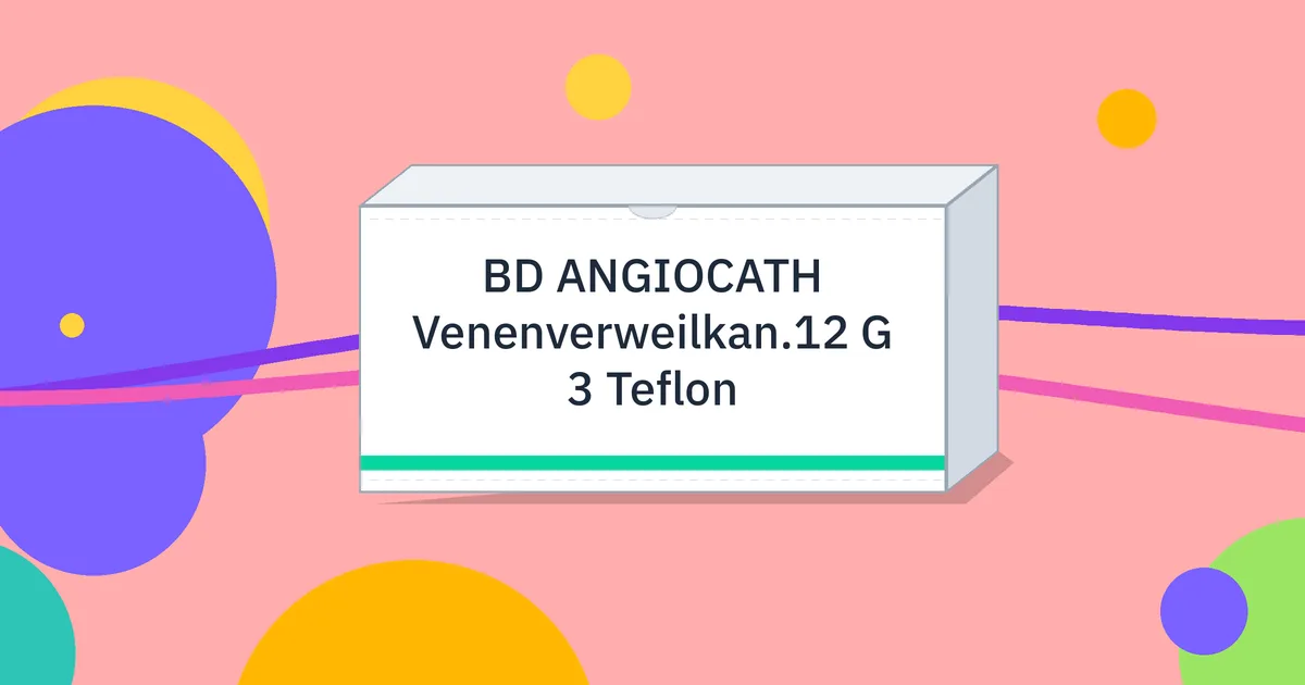 Symbolbild: Packung mit der Aufschrift BD ANGIOCATH Venenverweilkan.12 G 3 Teflon (PZN 07664861) – Verfügbarkeit und Bezug in Apotheken in Frankfurt am Main