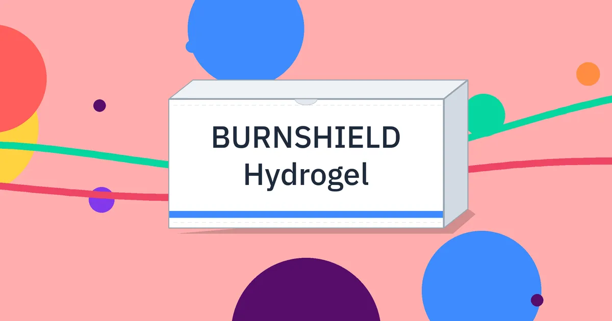 Symbolbild: Packung mit der Aufschrift BURNSHIELD Hydrogel (PZN 18669844) – Verfügbarkeit und Bezug in Apotheken in Frankfurt am Main