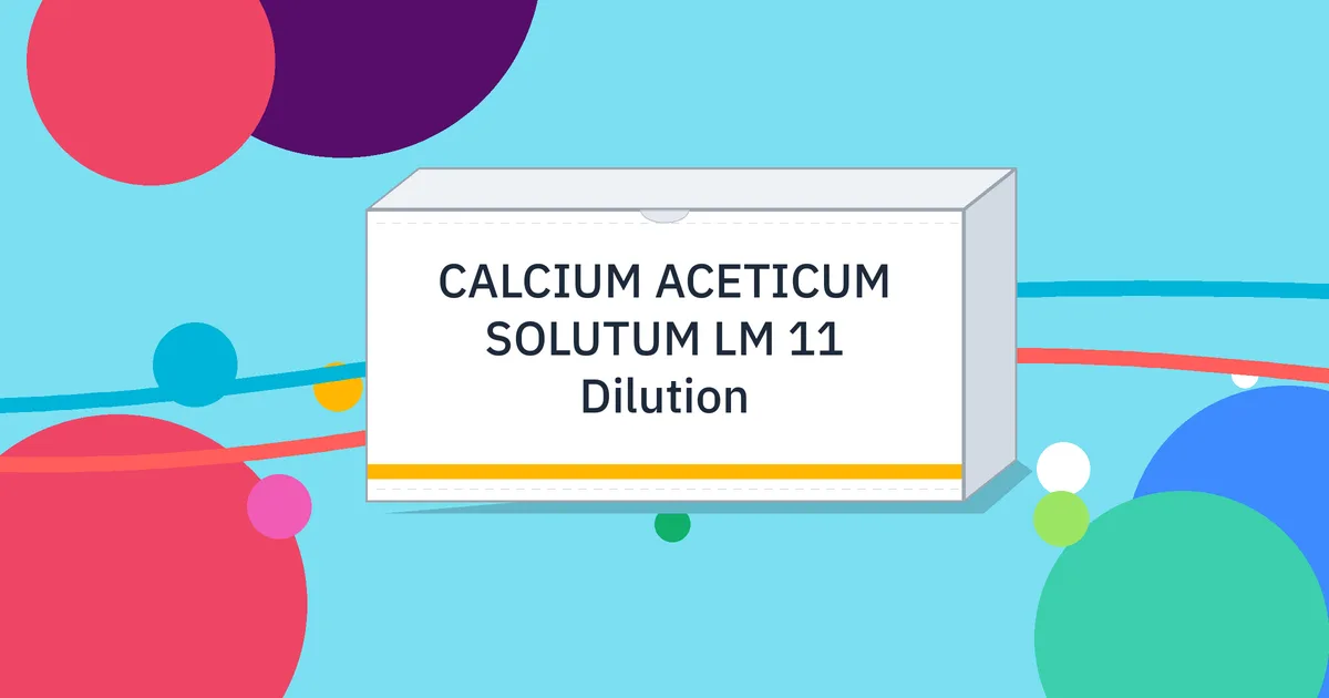 Symbolbild: Packung mit der Aufschrift CALCIUM ACETICUM SOLUTUM LM 11 Dilution (PZN 13406436) – Verfügbarkeit und Bezug in Apotheken in Frankfurt am Main
