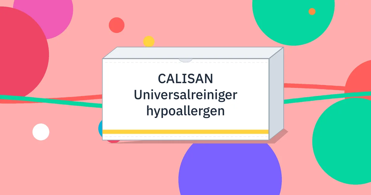 Symbolbild: Packung mit der Aufschrift CALISAN Universalreiniger hypoallergen (PZN 09225338) – Verfügbarkeit und Bezug in Apotheken in Frankfurt am Main