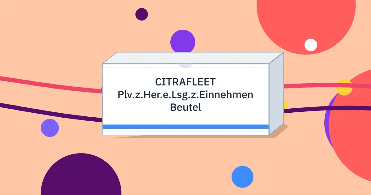Symbolbild: Packung mit der Aufschrift CITRAFLEET Plv.z.Her.e.Lsg.z.Einnehmen Beutel (PZN 11557970) – Verfügbarkeit und Bezug in Apotheken in Frankfurt am Main