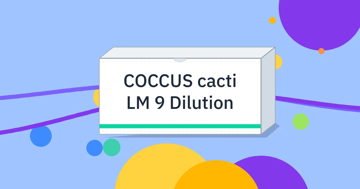 Symbolbild: Packung mit der Aufschrift COCCUS cacti LM 9 Dilution (PZN 01610338) – Verfügbarkeit und Bezug in Apotheken in Frankfurt am Main