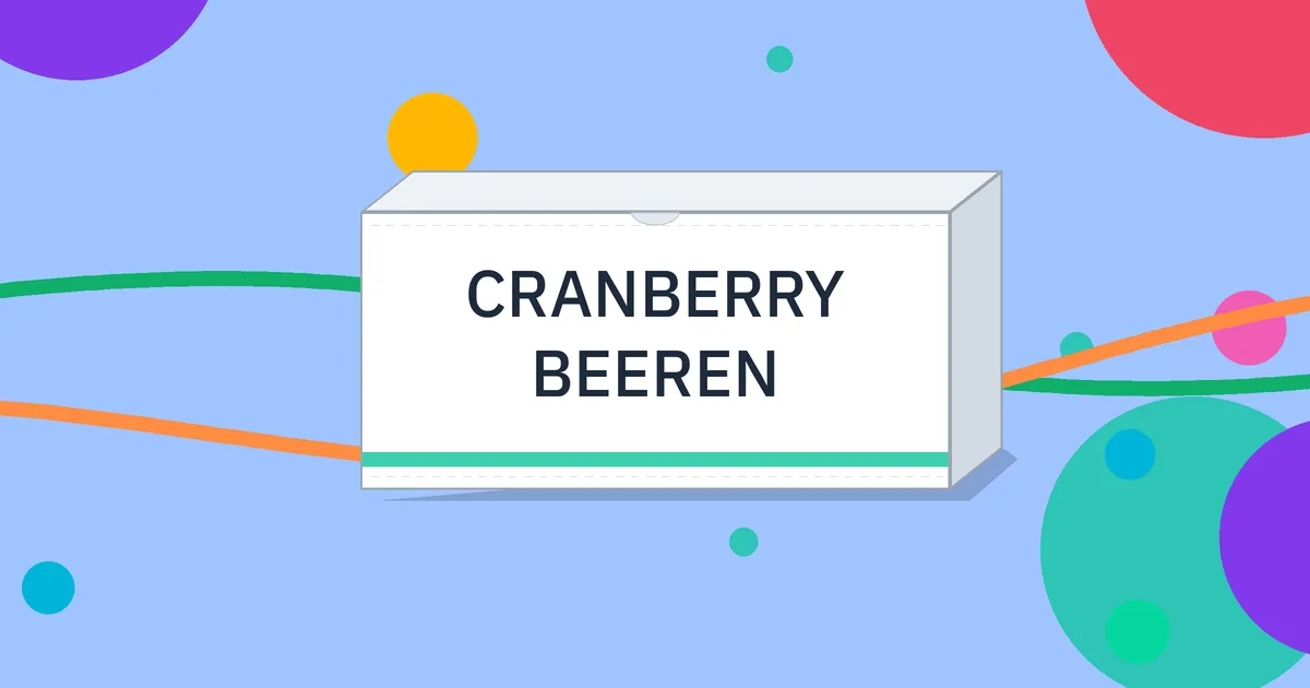 Symbolbild: Packung mit der Aufschrift CRANBERRY BEEREN (PZN 10009172) – Verfügbarkeit und Bezug in Apotheken in Frankfurt am Main