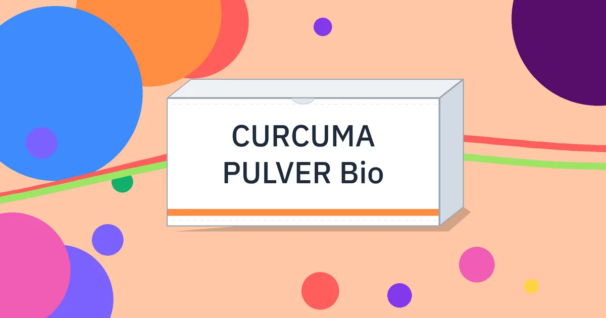 Symbolbild: Packung mit der Aufschrift CURCUMA PULVER Bio (PZN 15301210) – Verfügbarkeit und Bezug in Apotheken in Frankfurt am Main