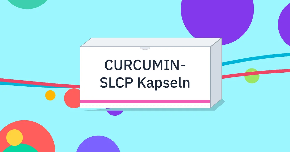 Symbolbild: Packung mit der Aufschrift CURCUMIN-SLCP Kapseln (PZN 17966161) – Verfügbarkeit und Bezug in Apotheken in Frankfurt am Main