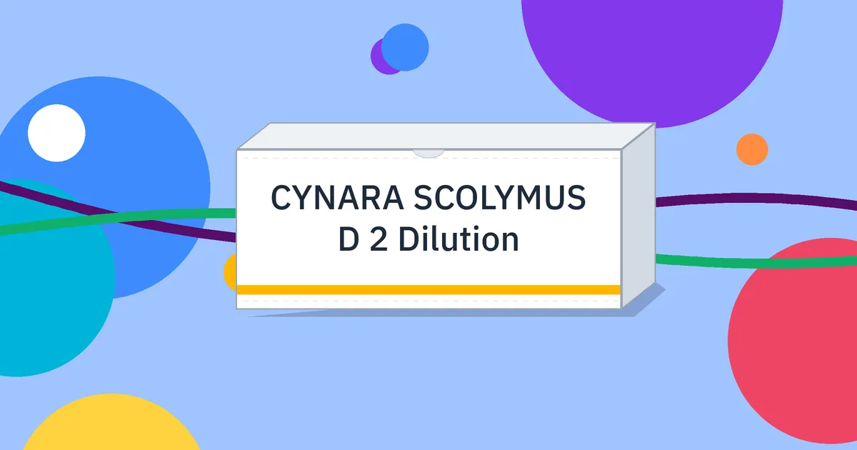 Symbolbild: Packung mit der Aufschrift CYNARA SCOLYMUS D 2 Dilution (PZN 02806411) – Verfügbarkeit und Bezug in Apotheken in Frankfurt am Main