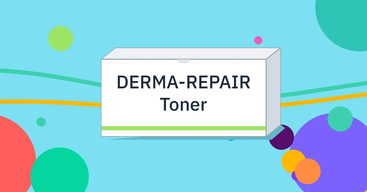 Symbolbild: Packung mit der Aufschrift DERMA-REPAIR Toner (PZN 16142297) – Verfügbarkeit und Bezug in Apotheken in Frankfurt am Main