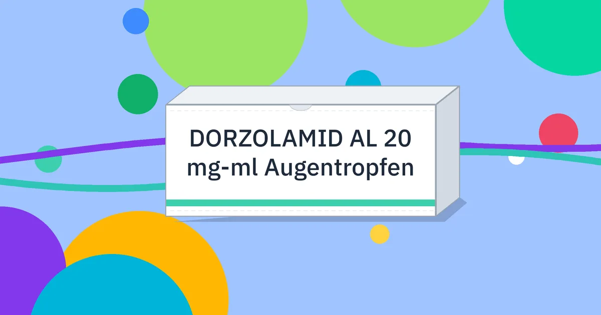 Symbolbild: Packung mit der Aufschrift DORZOLAMID AL 20 mg-ml Augentropfen (PZN 02089300) – Verfügbarkeit und Bezug in Apotheken in Frankfurt am Main