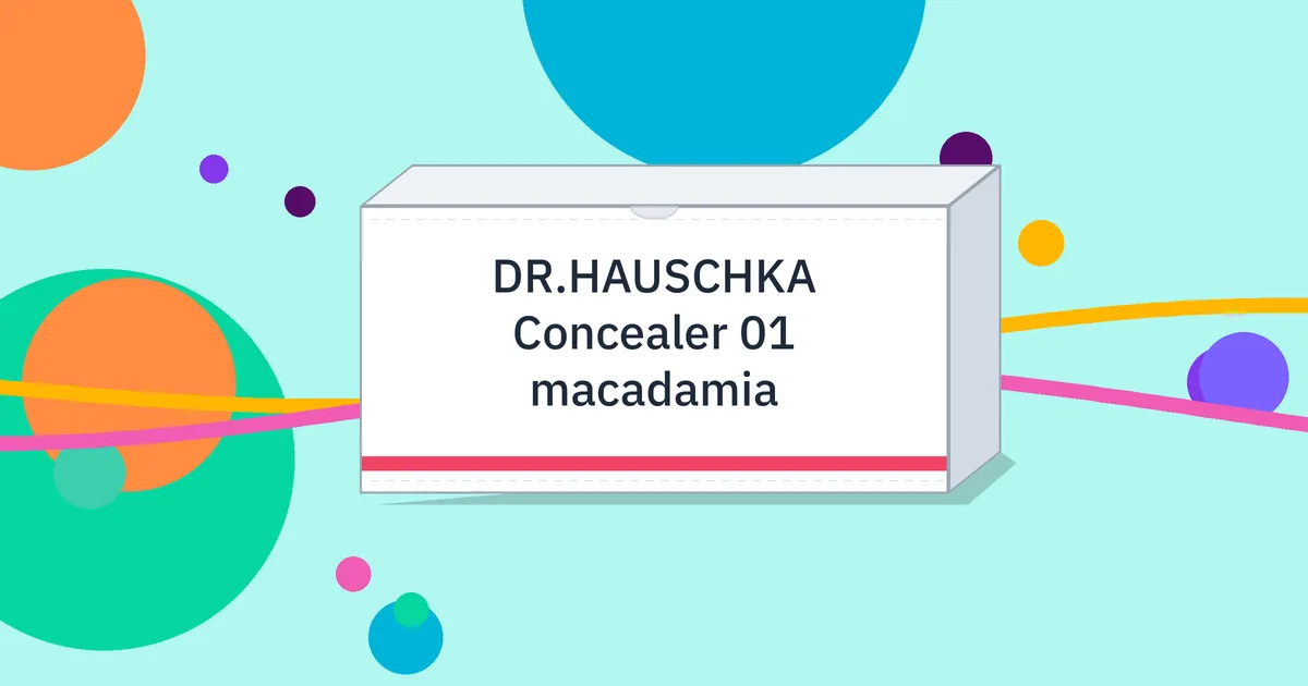 Symbolbild: Packung mit der Aufschrift DR.HAUSCHKA Concealer 01 macadamia (PZN 18651011) – Verfügbarkeit und Bezug in Apotheken in Frankfurt am Main
