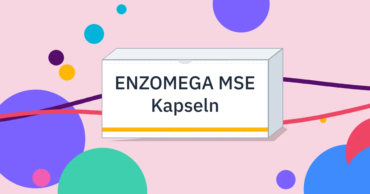 Symbolbild: Packung mit der Aufschrift ENZOMEGA MSE Kapseln (PZN 05951160) – Verfügbarkeit und Bezug in Apotheken in Frankfurt am Main
