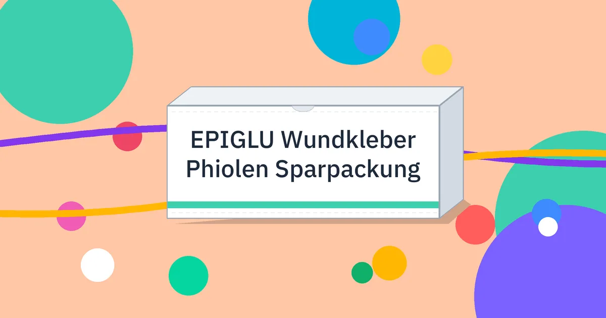 Symbolbild: Packung mit der Aufschrift EPIGLU Wundkleber Phiolen Sparpackung (PZN 13167641) – Verfügbarkeit und Bezug in Apotheken in Frankfurt am Main