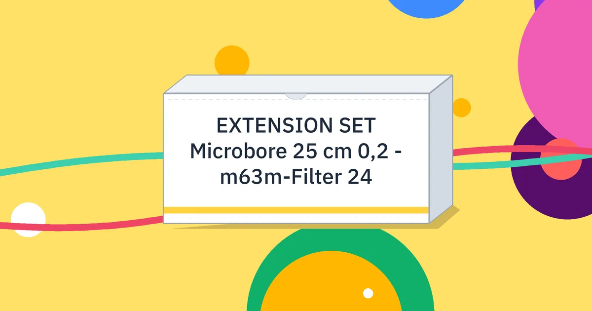 Symbolbild: Packung mit der Aufschrift EXTENSION SET Microbore 25 cm 0,2 -m63m-Filter 24 (PZN 18837336) – Verfügbarkeit und Bezug in Apotheken in Frankfurt am Main