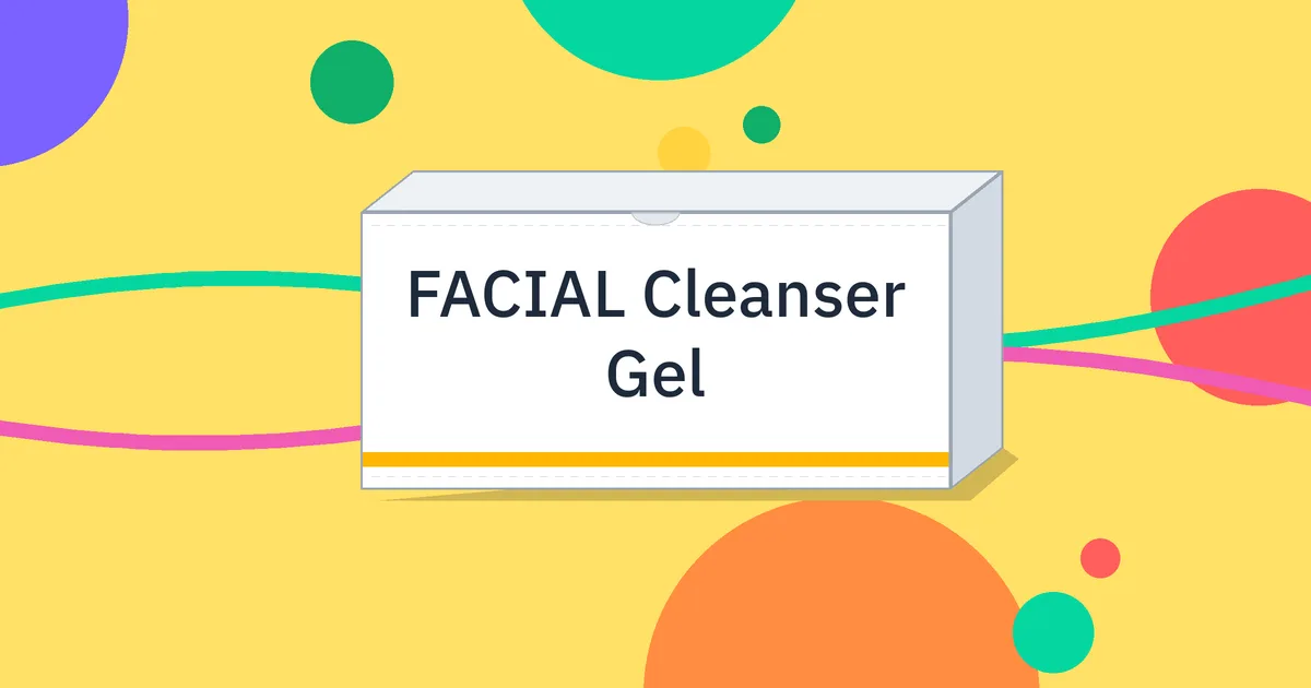 Symbolbild: Packung mit der Aufschrift FACIAL Cleanser Gel (PZN 18804791) – Verfügbarkeit und Bezug in Apotheken in Frankfurt am Main