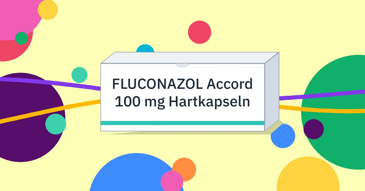 Symbolbild: Packung mit der Aufschrift FLUCONAZOL Accord 100 mg Hartkapseln (PZN 15890471) – Verfügbarkeit und Bezug in Apotheken in Frankfurt am Main