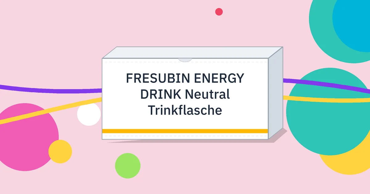 Symbolbild: Packung mit der Aufschrift FRESUBIN ENERGY DRINK Neutral Trinkflasche (PZN 20190907) – Verfügbarkeit und Bezug in Apotheken in Frankfurt am Main