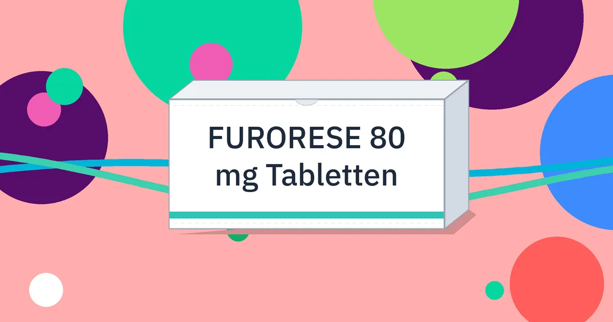Symbolbild: Packung mit der Aufschrift FURORESE 80 mg Tabletten (PZN 03030243) – Verfügbarkeit und Bezug in Apotheken in Frankfurt am Main