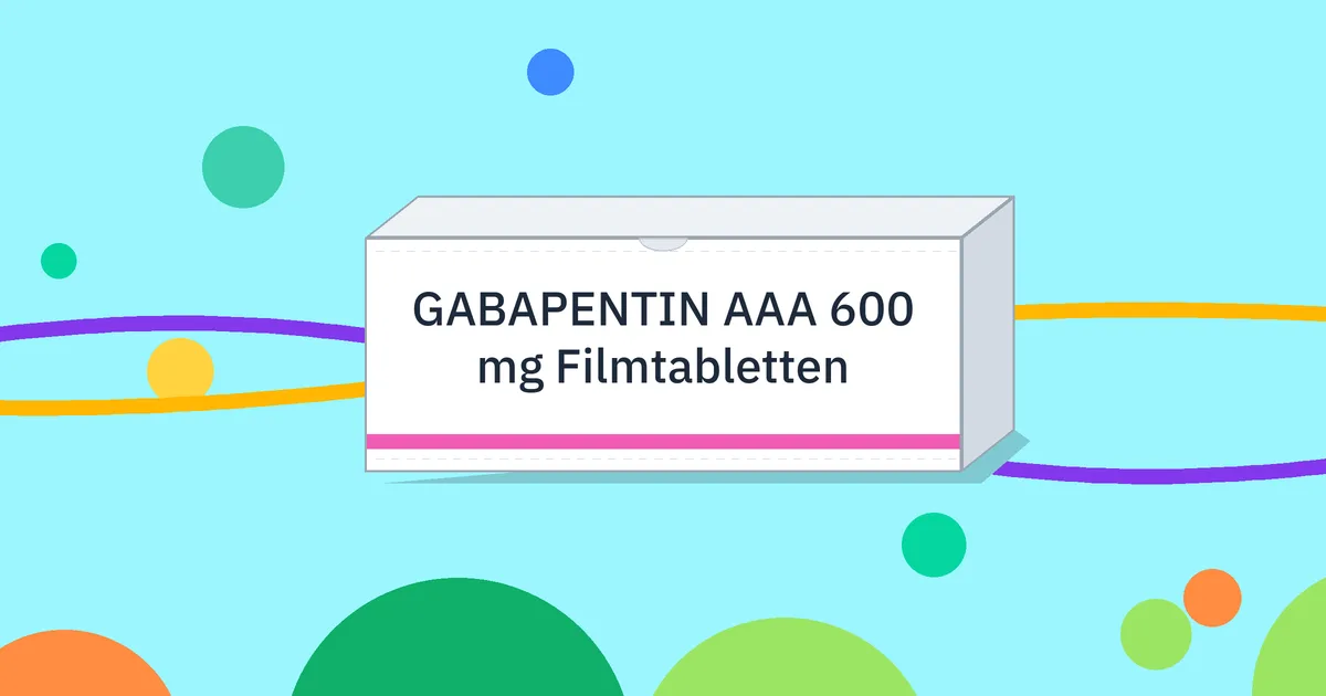 Symbolbild: Packung mit der Aufschrift GABAPENTIN AAA 600 mg Filmtabletten (PZN 02161109) – Verfügbarkeit und Bezug in Apotheken in Frankfurt am Main