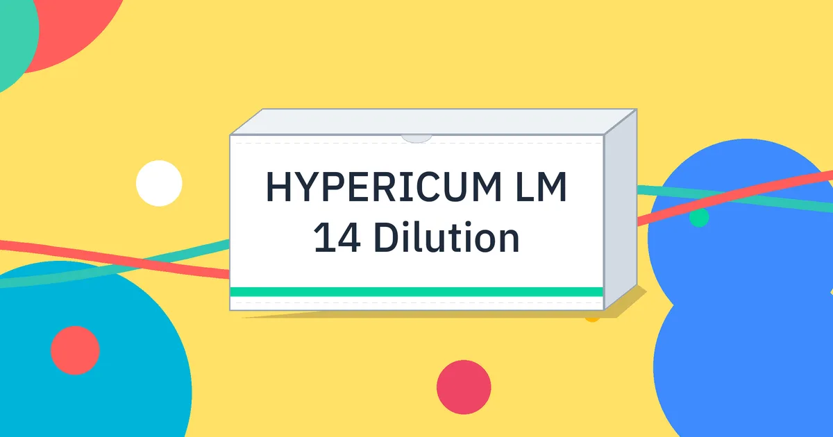 Symbolbild: Packung mit der Aufschrift HYPERICUM LM 14 Dilution (PZN 12890950) – Verfügbarkeit und Bezug in Apotheken in Frankfurt am Main