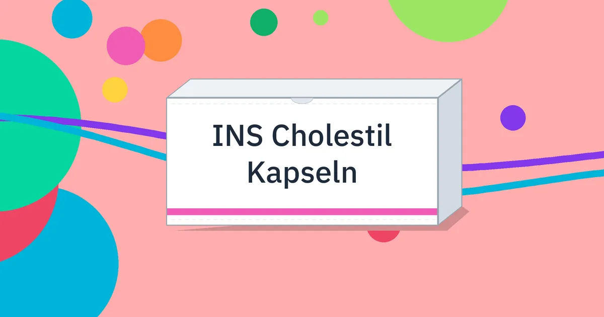 Symbolbild: Packung mit der Aufschrift INS Cholestil Kapseln (PZN 15391851) – Verfügbarkeit und Bezug in Apotheken in Frankfurt am Main