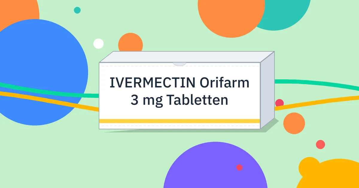 Symbolbild: Packung mit der Aufschrift IVERMECTIN Orifarm 3 mg Tabletten (PZN 19432104) – Verfügbarkeit und Bezug in Apotheken in Frankfurt am Main