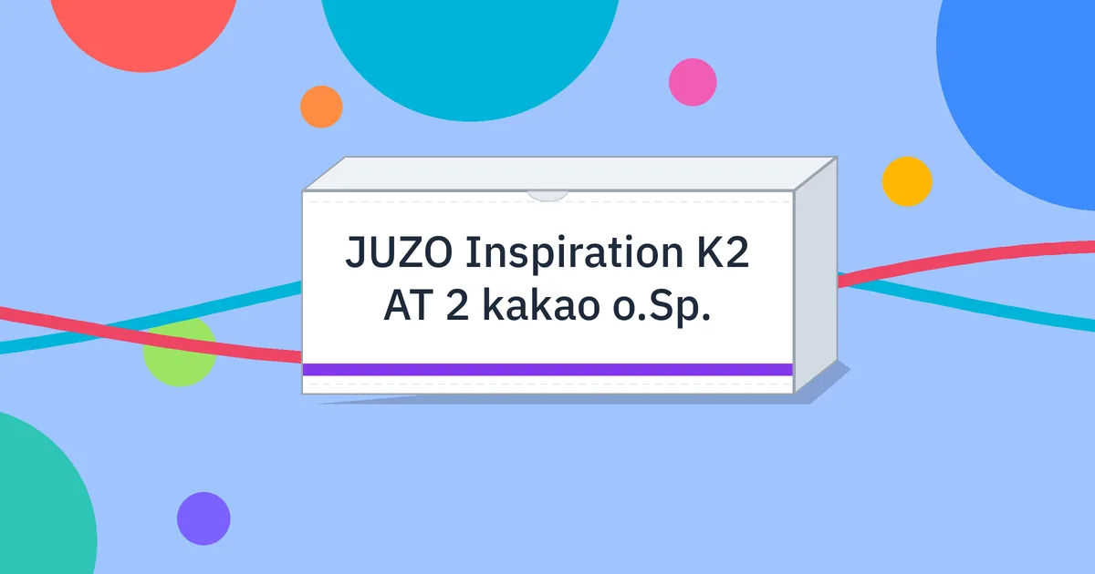 Symbolbild: Packung mit der Aufschrift JUZO Inspiration K2 AT 2 kakao o.Sp. (PZN 14926161) – Verfügbarkeit und Bezug in Apotheken in Frankfurt am Main