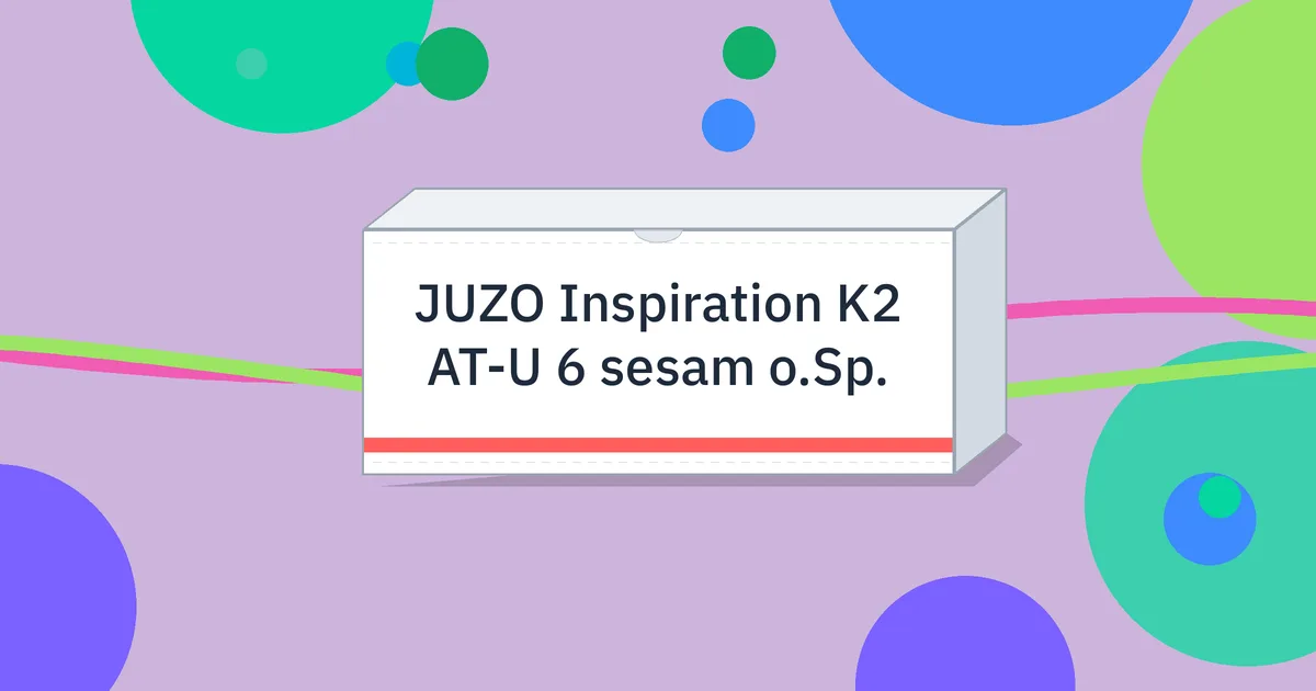 Symbolbild: Packung mit der Aufschrift JUZO Inspiration K2 AT-U 6 sesam o.Sp. (PZN 14928450) – Verfügbarkeit und Bezug in Apotheken in Frankfurt am Main